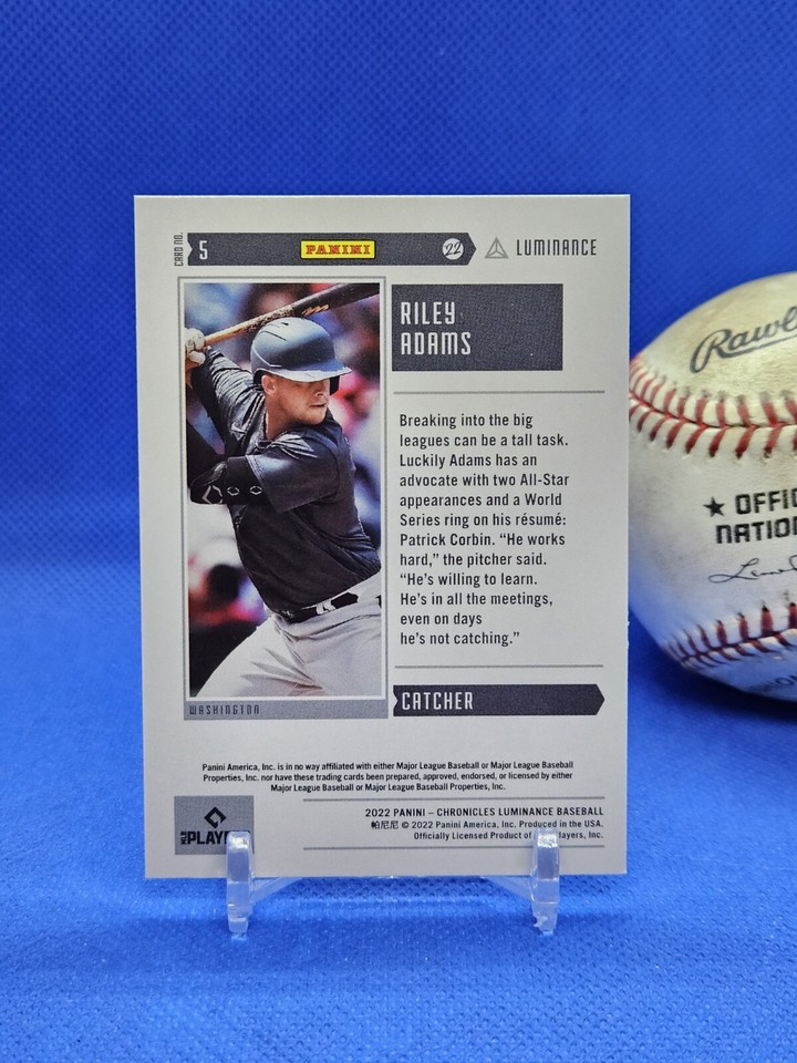 Riley Adams Rookie Card 2021 Panini Chronicles Luminance | eBay