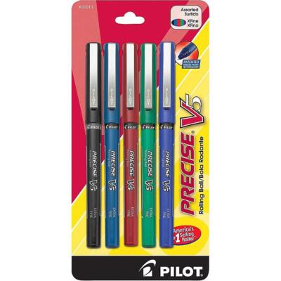 Pilot Precise V5 Liquid Rolling Ball Pens, Extra Fine Point 0.5mm ...