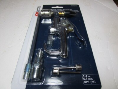 Campbell Hausfeld 8 Piece DA953200 Quick Connect Blow Gun Kit | eBay