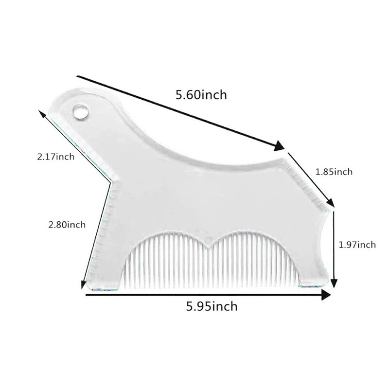 6PCS Shaving Template Shaper Men Goatee Style Design Beard Mustache ...