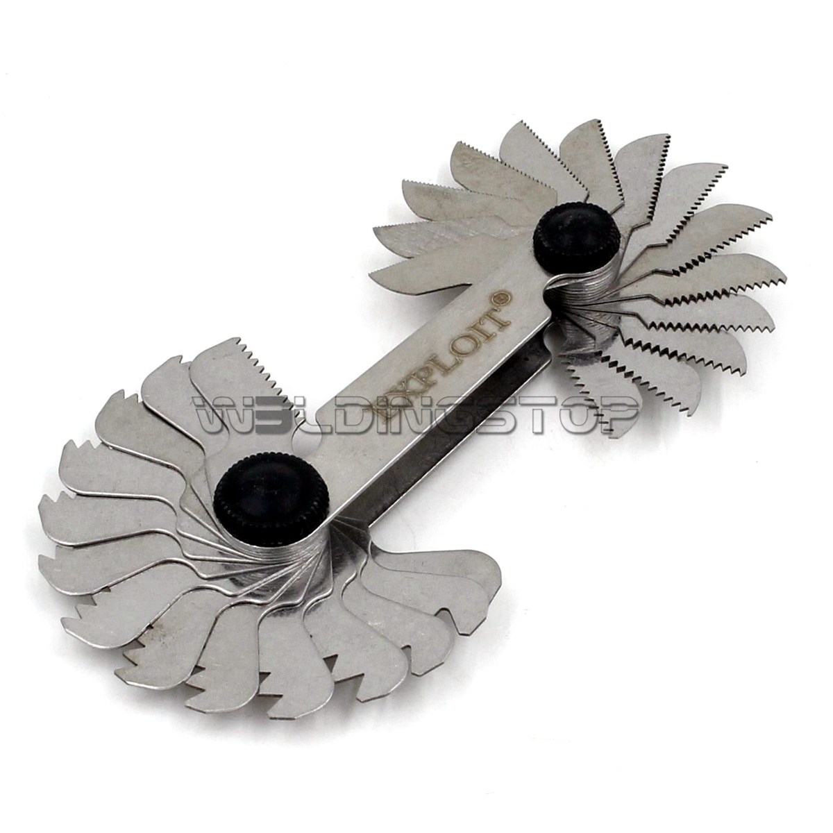 SCREW PITCH GAGE WHITWORTH 55°DEGREE THREAD GAGUE 28 BLADES WITH LOCK ...