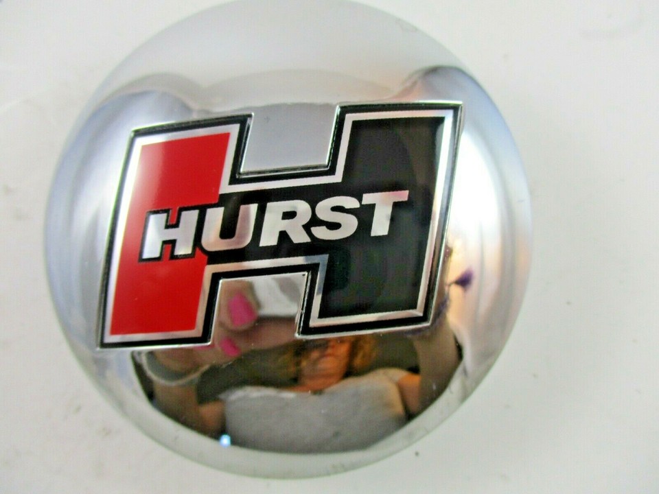 HURST CHROME/ BLACK /RED CUSTOM WHEEL CENTER CAP* #C507001C (FOR 1 CAP ...
