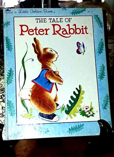 The Tale Of Peter Rabbit #307-9 A Little Golden Book "A' Edition 1970 ...