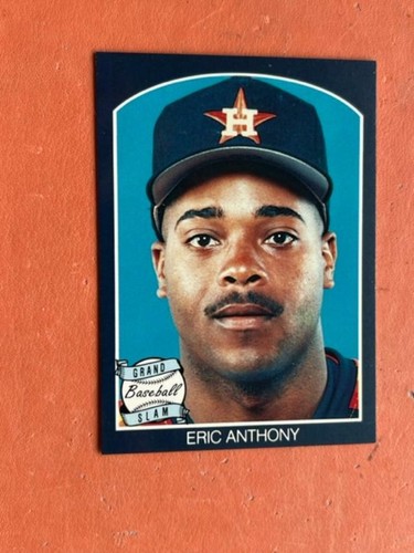 1989 Eric Anthony Astros Grand Slam Baseball MINT SHIPS IN NEW TOP LOAD ...