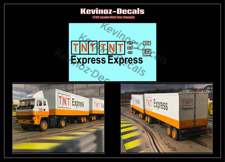 1/32 scale decals for Scalextric Truck / Lorry / C301 - various ...
