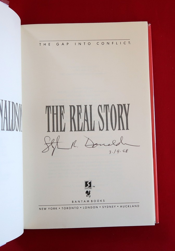 SIGNED Stephen R. Donaldson The Gap 5 Hardcover Book Series Forbidden Real Chaos | eBay