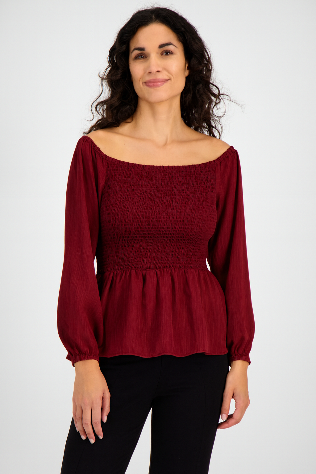 Michael Kors Womens Off-The-Shoulder Smock Dark Brandy Size M | eBay