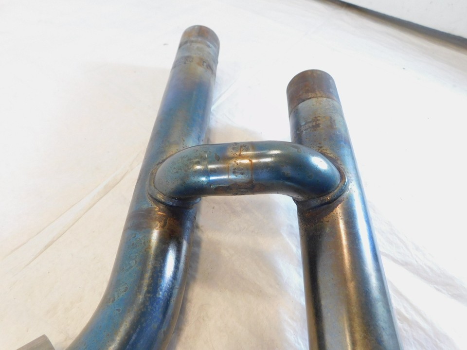 2005-2006 Harley Davidson Softail Deluxe Front Exhaust Header Pipes ...