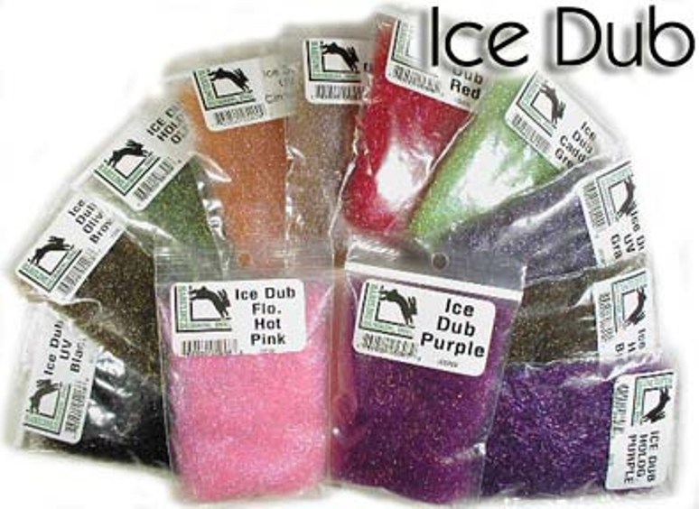 HARELINE DUBBIN ICE DUB -- Fly Tying dubbing the "original" by pack or ...