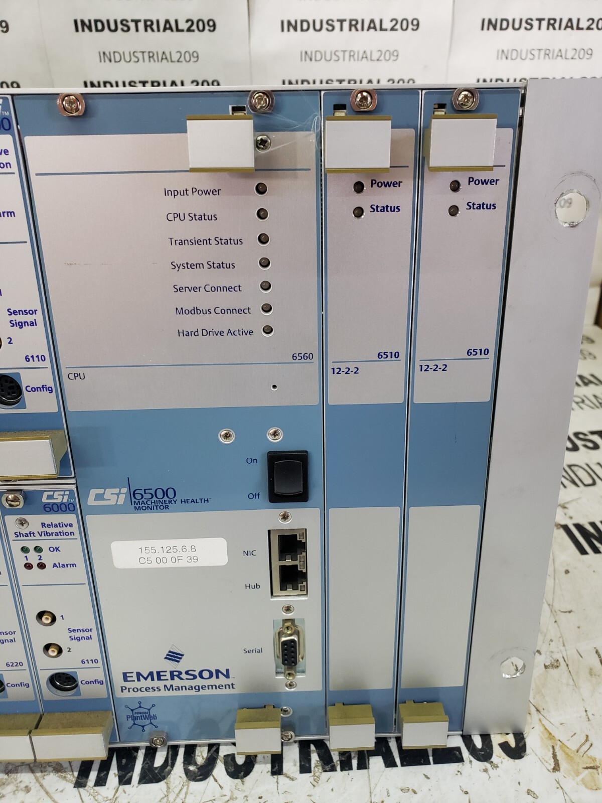 EMERSON ALPHA CSI 6500 REV X PROCESS MANAGEMENT MACHINERY HEALTH ...
