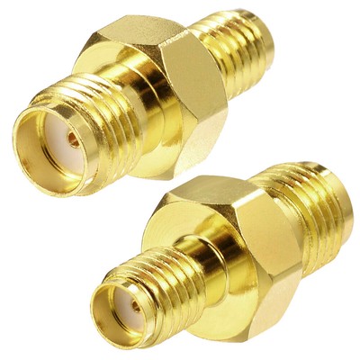 SMA Female to SSMA Female RF Coaxial Adapter Gold Plated Brass 50ohm DC ...