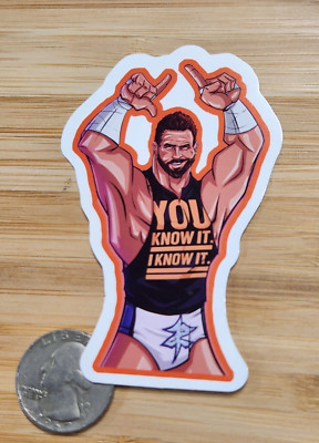 ZACH RYDER Sticker Wrestling Sticker WWE Decal WWF WRESTLING Decal WWE ...