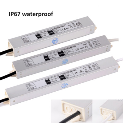 Waterproof Transformer 12V/24V 12W 20W 30W 50W 60W 100W LED Light Power ...