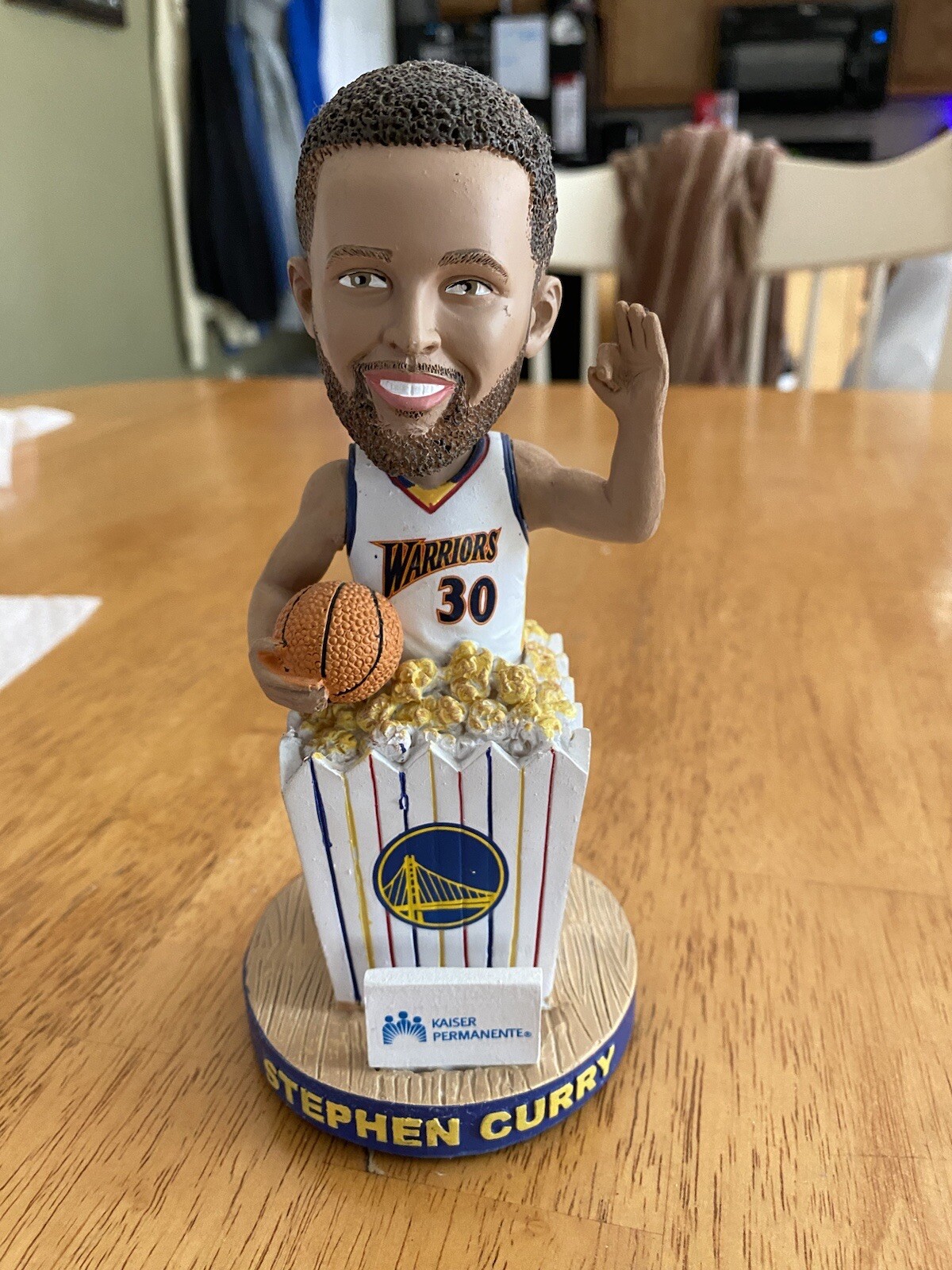 Stephen Curry POPCORN EDITION Bobblehead 2019 Golden State Warriors SGA ...