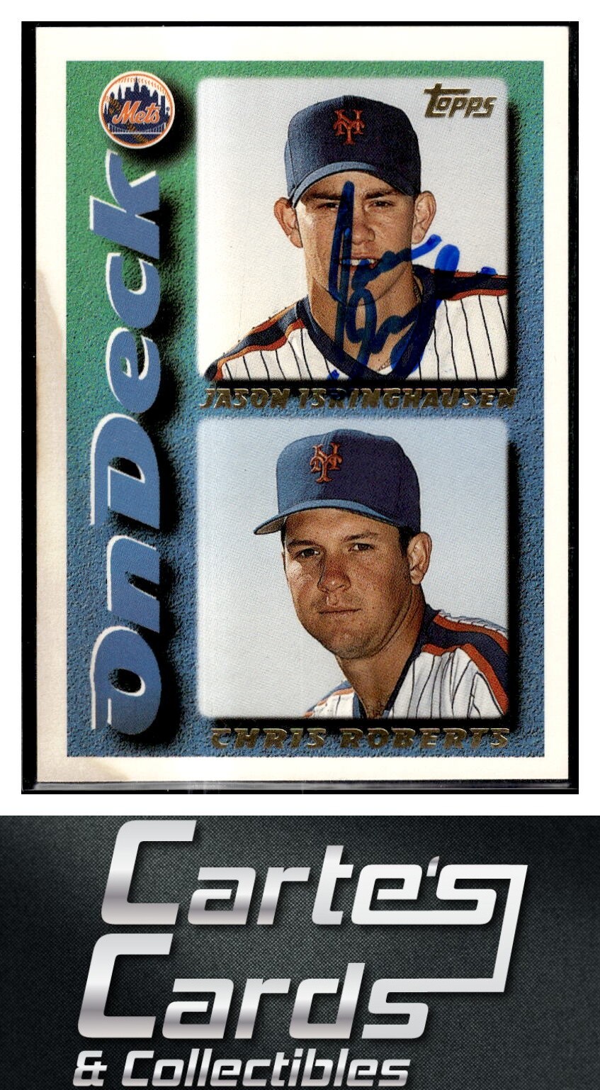 Jason Isringhausen 1995 Topps #653 New York Mets TTM/IP Signed ...