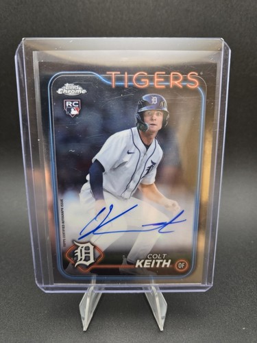 2024 Topps Chrome COLT KEITH On-Card Auto Autograph Rookie Card RC ...