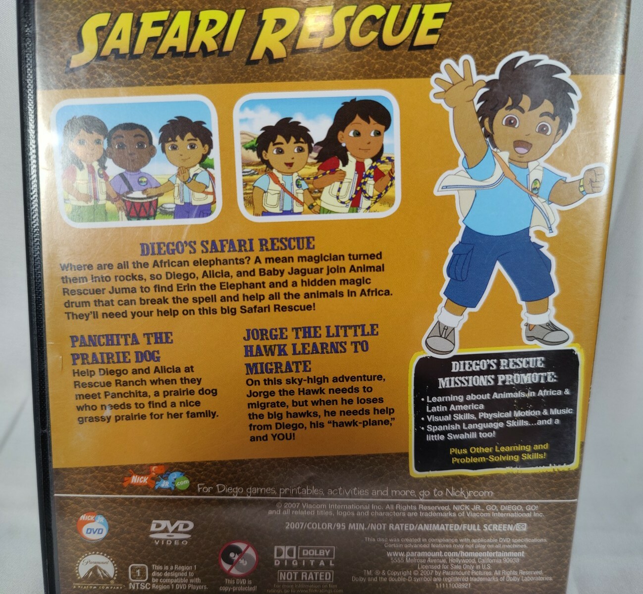 Go Diego Go Safari Rescue Dvd