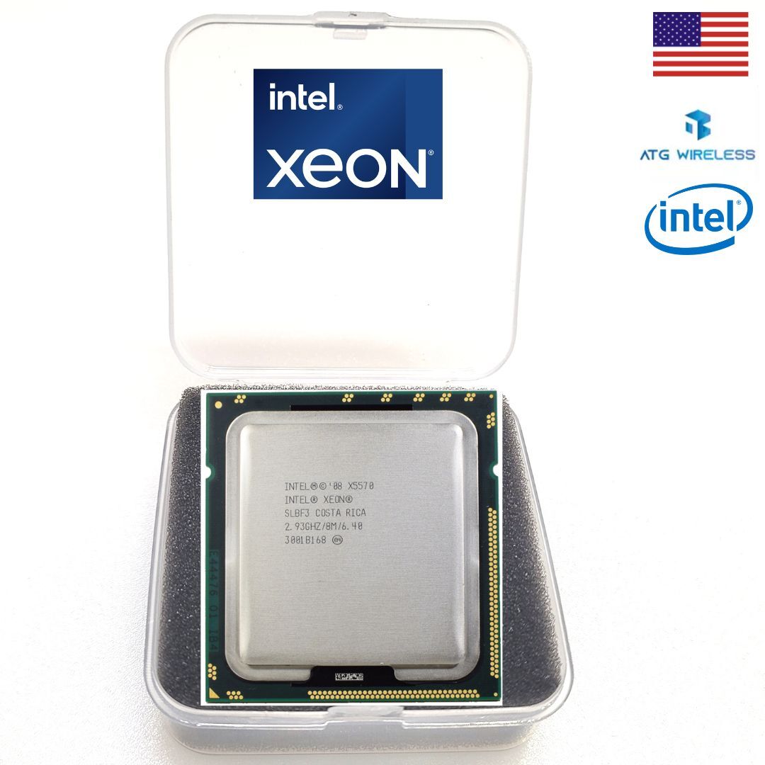 Intel Xeon X5570 @ 2.93 GHz 8M Quad Core LGA 1366 SLBF3 Server CPU ...
