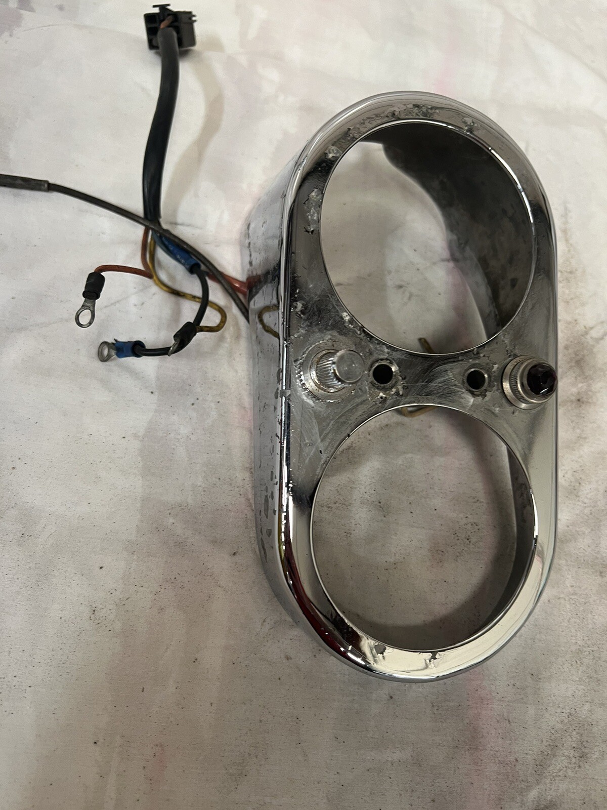 OEM Superglide Shovelhead Harley Davidson Dash Odometer know and ...