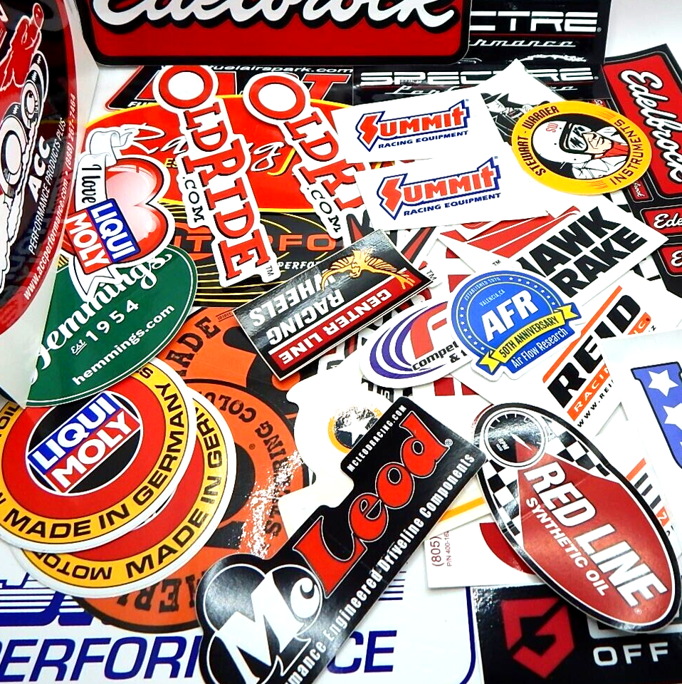 25 Junk Drawer Grab Bag Racing Stickers Race Decals Vinyl Original Hot ...