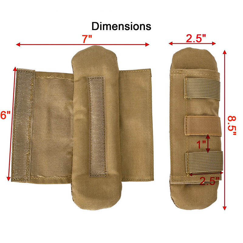 Tactical Plate Carrier Shoulder Strap Pads Comfort Cushion Pad FCPC/JPC ...