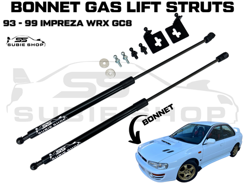 Bonnet Hood Lift Gas Struts Upgrade Kit For 93 - 99 Subaru Impreza ...