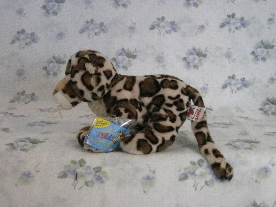 New Webkinz Spotted Leopard HM182 & KINZ KLIP New Unused Code Attached ...