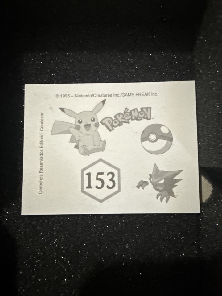 2024 BOX POKEMON Last Evolutions Limited Edition Sticker #153 Electrike ...