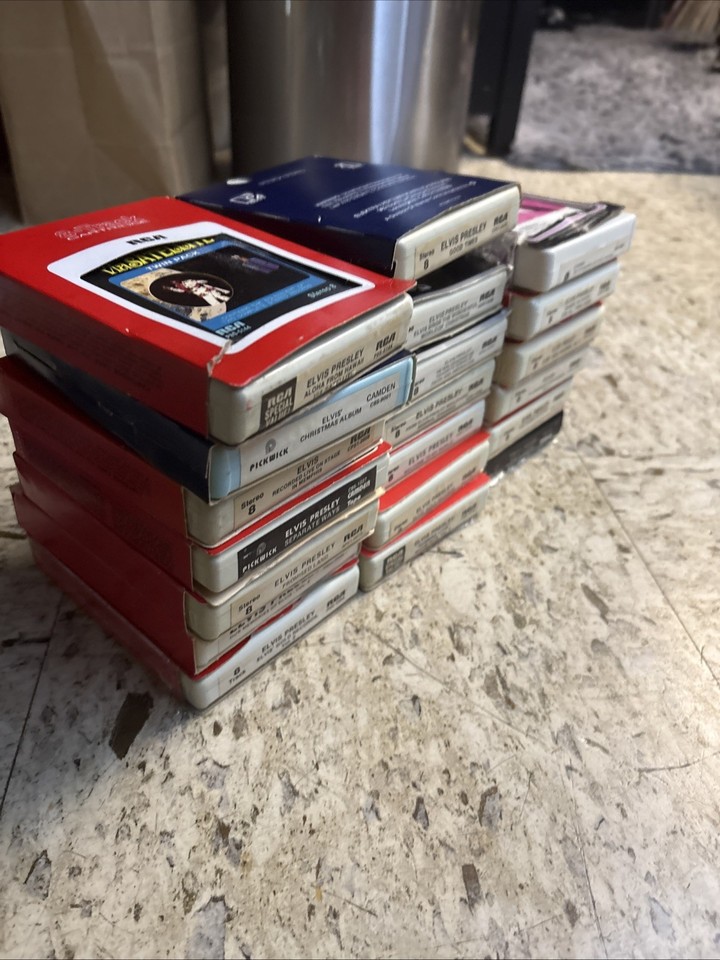 8-Track Cartridge Tapes Lot Of 20 Elvis Presley | eBay