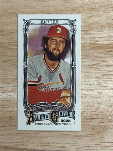 2025 Topps Allen & Ginter - Bruce Sutter #313 Mini A&G Back for sale ...