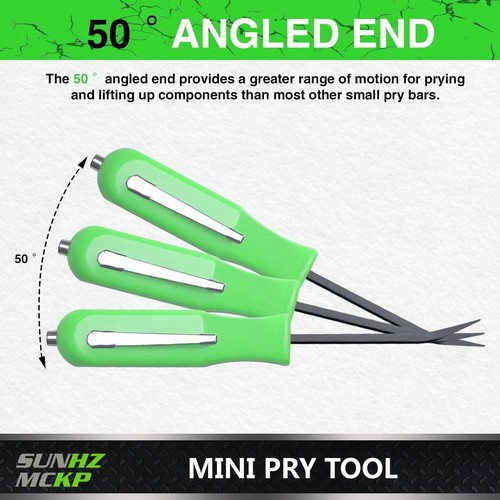 SUNHZMCKP 2 PCS Mini Pocket Pry Bar Set, 4.5 Inch Small 12*6*1.65, 2 ...