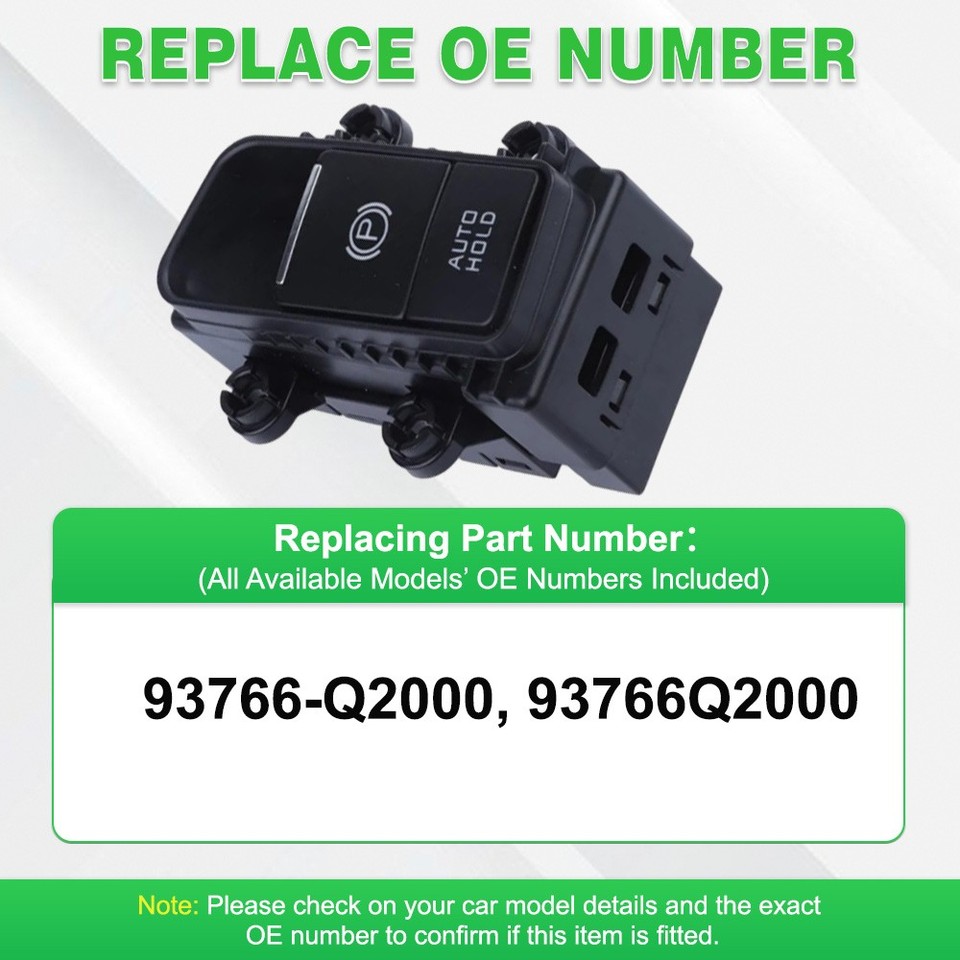 Electronic Handbrake Control Switch Button 93766-Q2000 For Kia Sportage ...