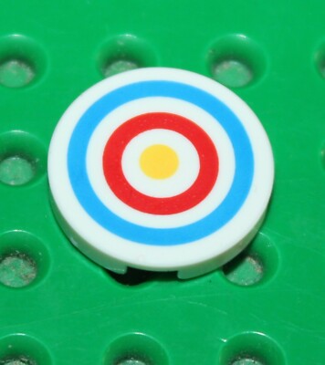 Lego Tile Round with Archery Target Pattern 14769pb086/set 41127 41120 ...