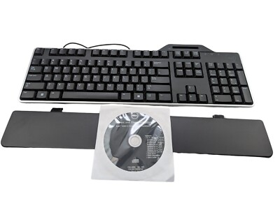 NEW OEM GENUINE Dell Smart Card USB US Keyboard KB813-K-US VGV6F KB813 ...