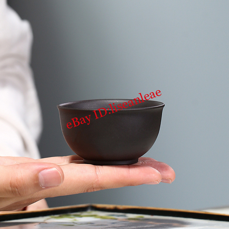 China Yixing Zisha Black Mud Ceramic Mud Cup Tea Cup 80CC Master Cup ...