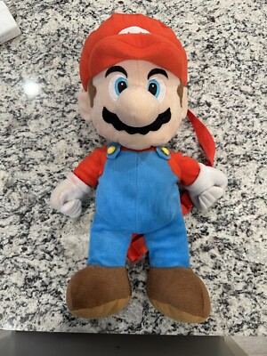 19’ Super Mario Bros Mario Stuffed Animal W/ Straps | eBay