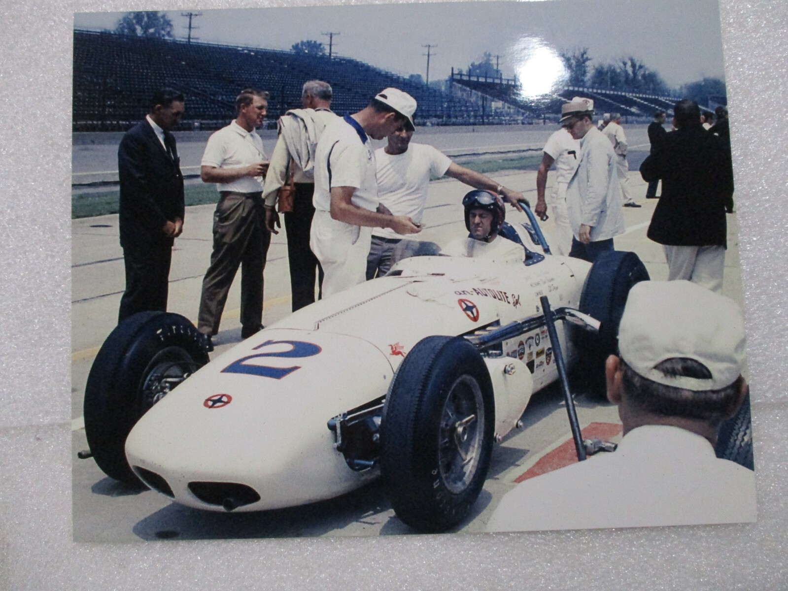 EDDIE SACHS 1957-1964 INDY 500 RACER #2 AUTOLITE SPECIAL 8" BY 10 ...