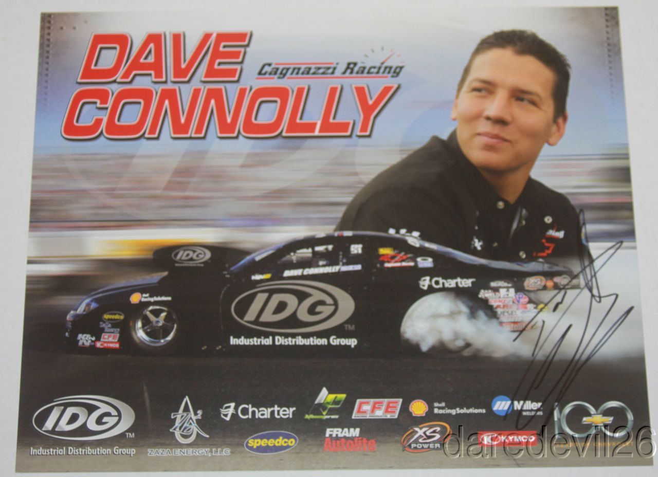 2012 Dave Connolly signed IDG Chevy Cobalt Pro Stock NHRA Hero Card | eBay