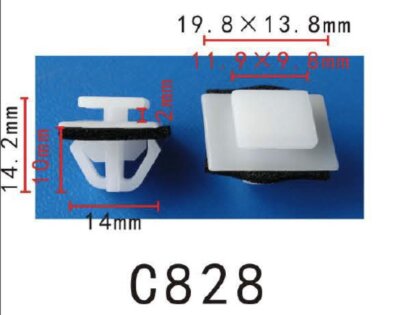 20Pcs Fit Hyundai Kia 87756-2E000 Side Moulding and Exterior Trim Clips ...