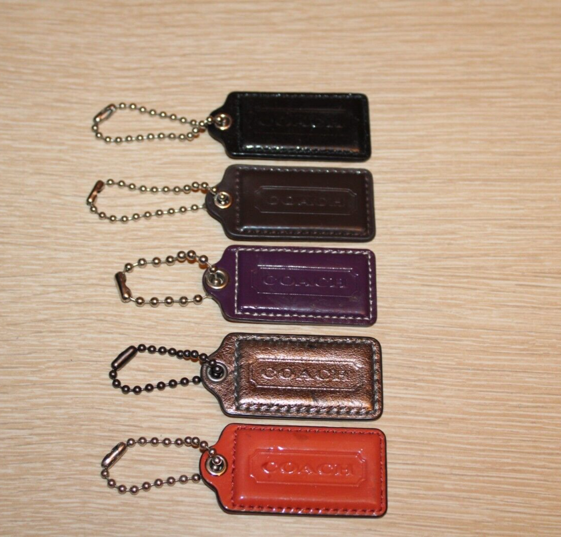 LOT of 5 COACH Large Multicolor Patent Leather Replacement Handbag ...