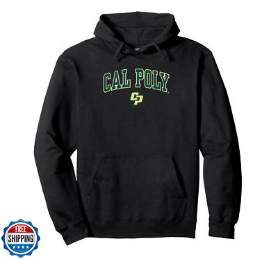 Cal Poly Mustangs Arch Over Logo Officially Licensed Pullover Hoodie | eBay