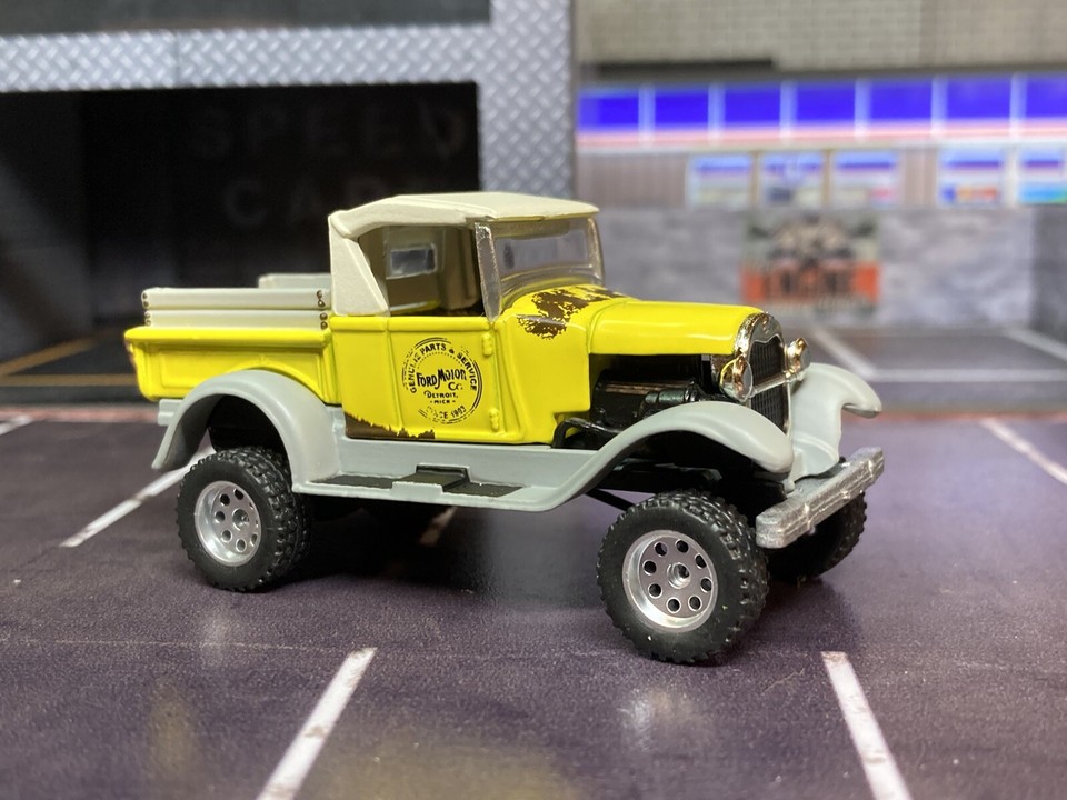 1929 Ford Model A Pickup Lifted 4x4 Truck 1/64 Diecast Custom Off Road ...
