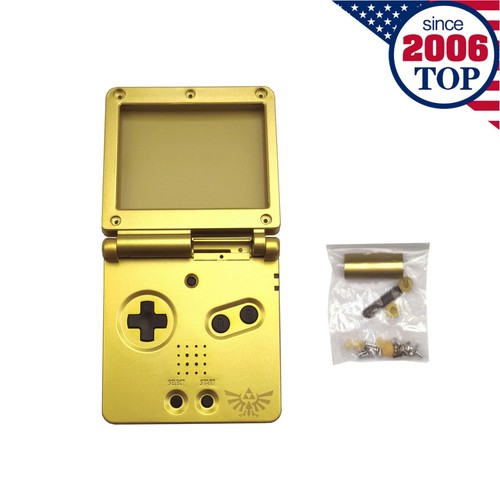 For GBA SP Game Boy Advance SP Replacement Housing Shell Zelda Triforce ...