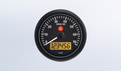 VDO Viewline A2C53218713S Marine Tachometer 7,000 RPM 3 3/8" Dia 1 ...