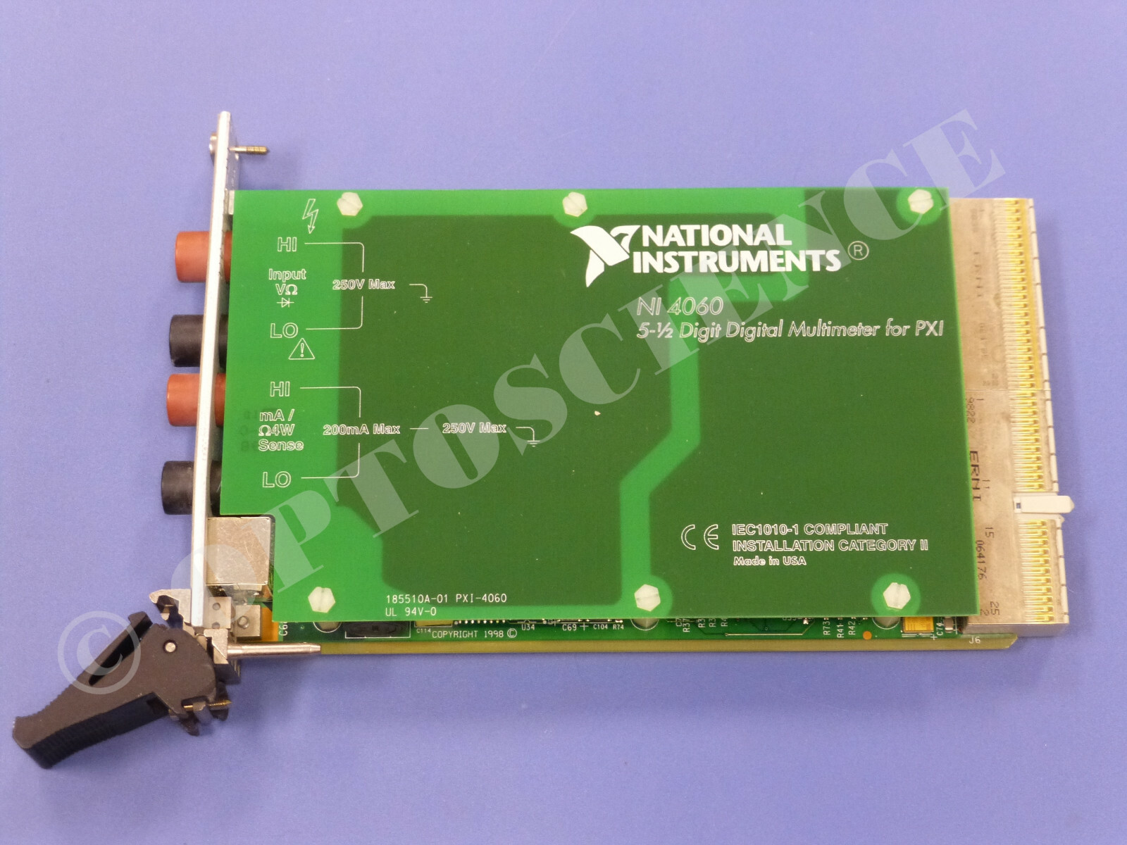 National Instruments NI PXI-4060 Digital Multimeter Card 5-1/2 Digit ...