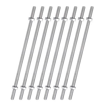 U Stakes Stainless Steel 24 Pack M4 Threaded Rod With Hex Nuts ...