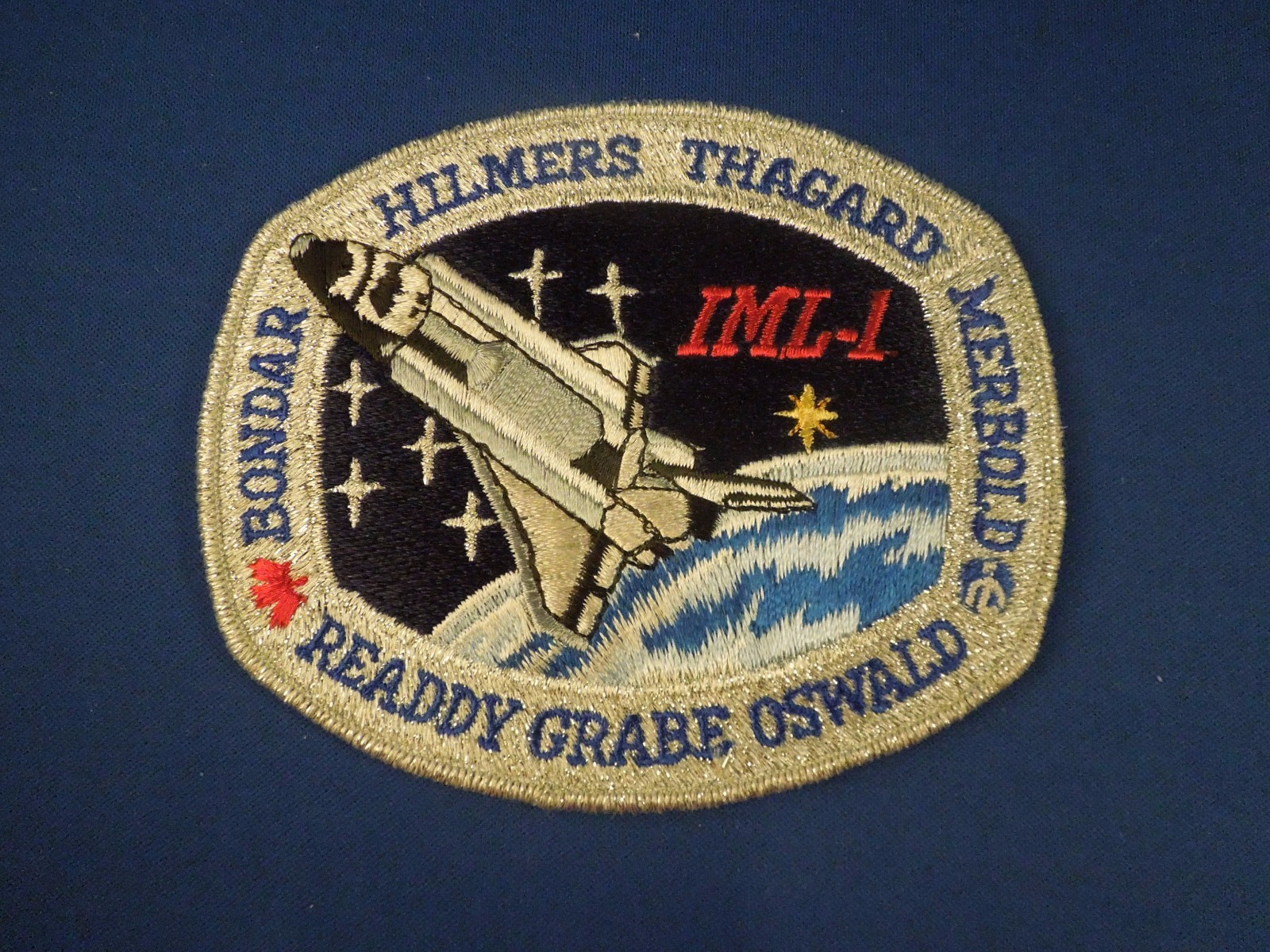 NASA Shuttle Mission STS-42 IML-1 Discovery Embroidered Iron On Patch ...