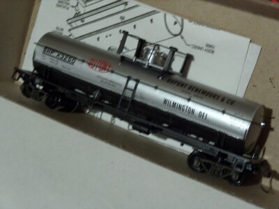 HO Athearn Dupont Tank, tank Car X3250 RTR Kit# 1553 built rtr kadees ...