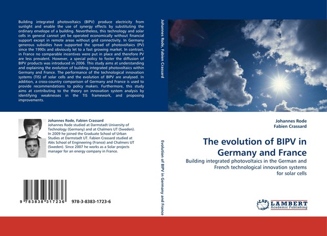 The Evolution of Bipv in Germany And France von Johannes Rode (2010 ...