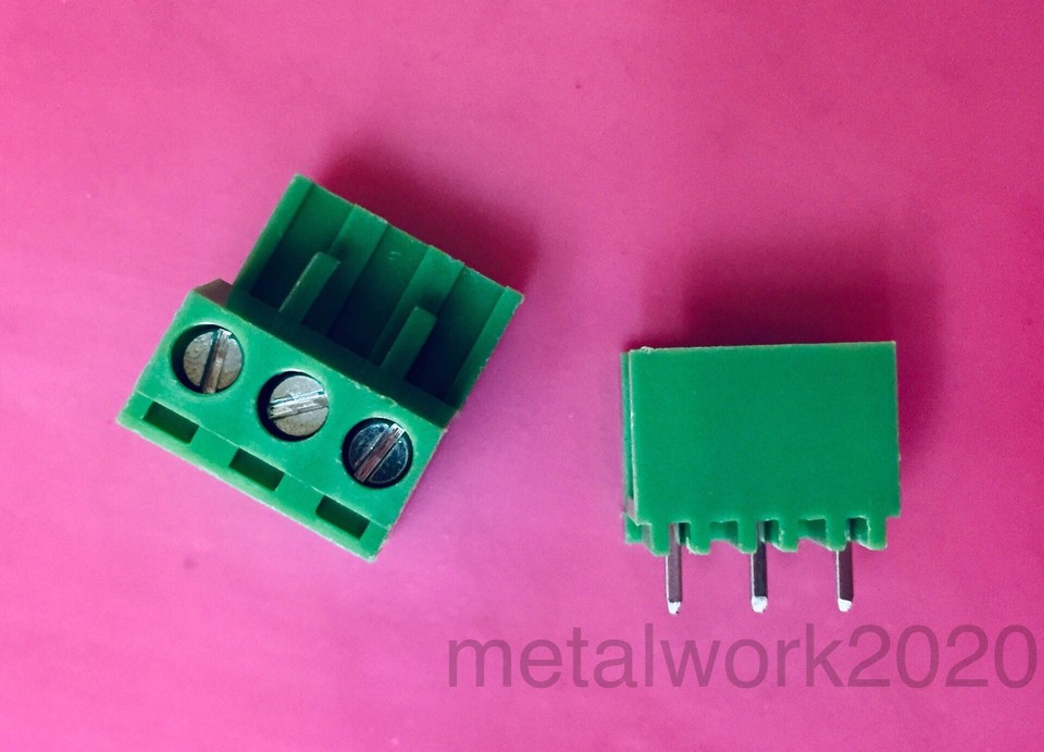3 Pin Phoenix Style Plug, High Power Speaker / Amp Terminal Connector ...